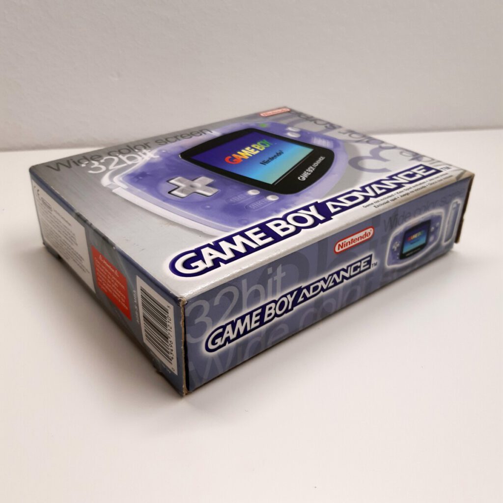 Nintendo Game Boy Advance Console - Glacier - Mint in Box