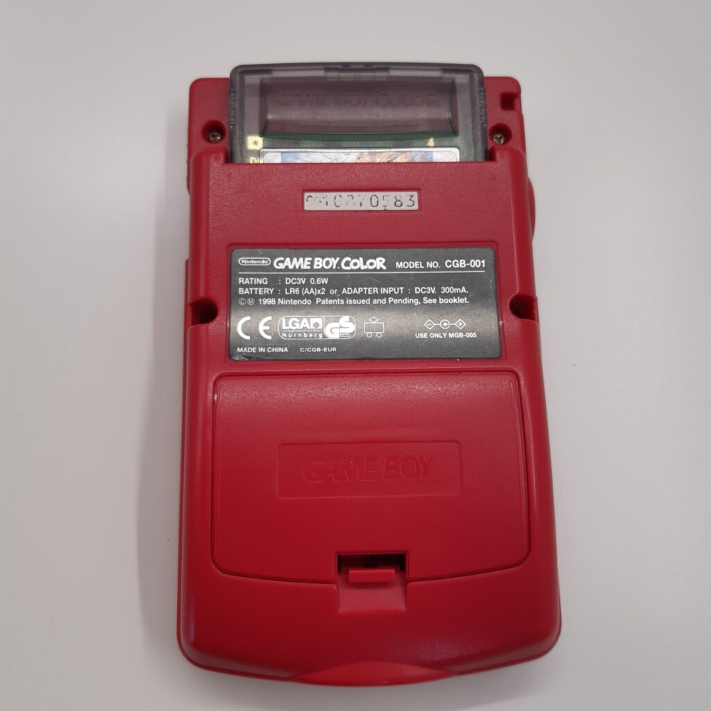 Nintendo Gameboy Color Red + Game